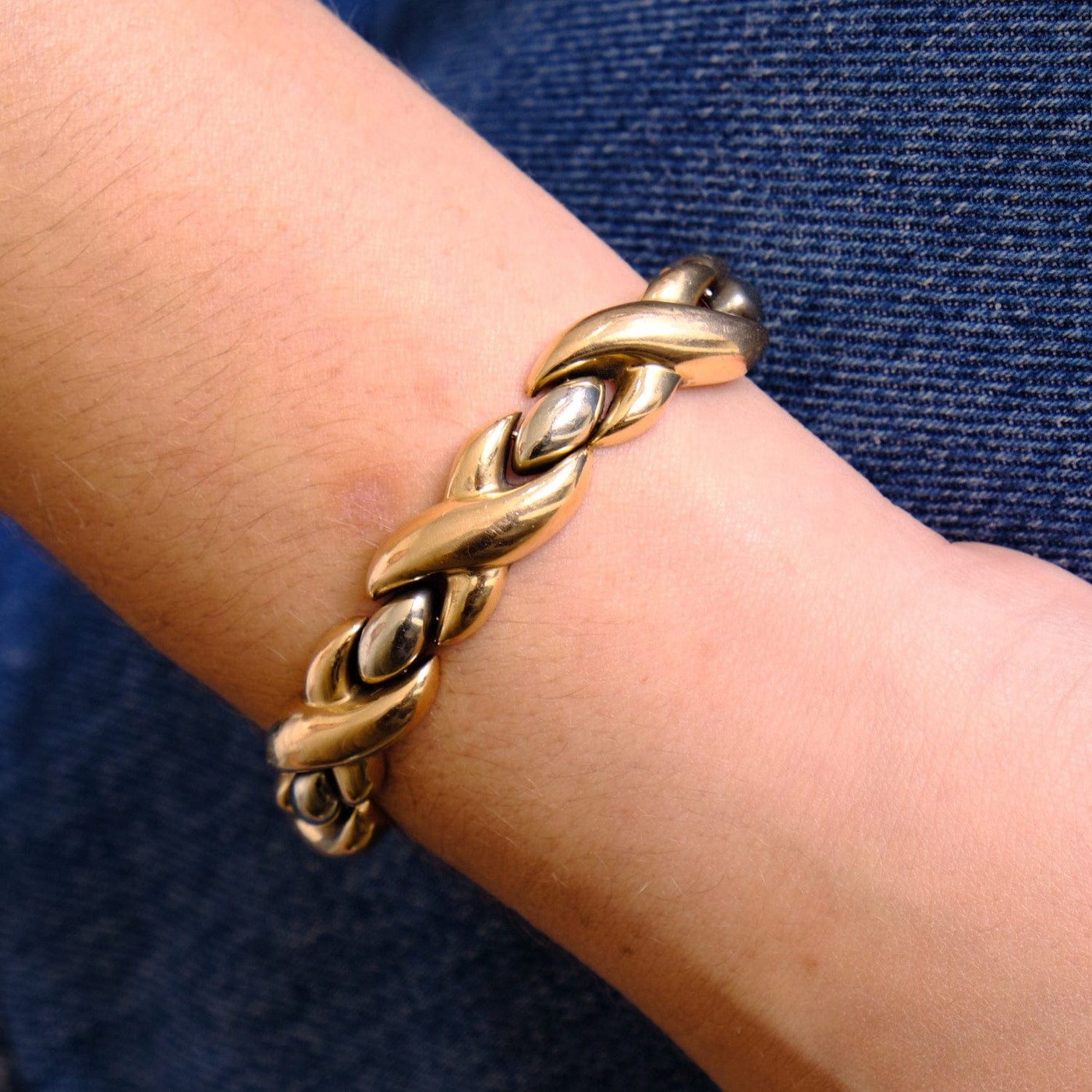 CARTIER - Arabesque - Bracelet Trois Ors - 8716233965897 - 58 Facettes