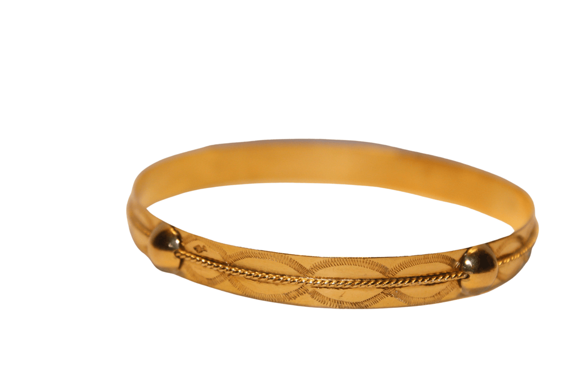 Bracelet Plat à décors - 7791290646742 - 58 Facettes