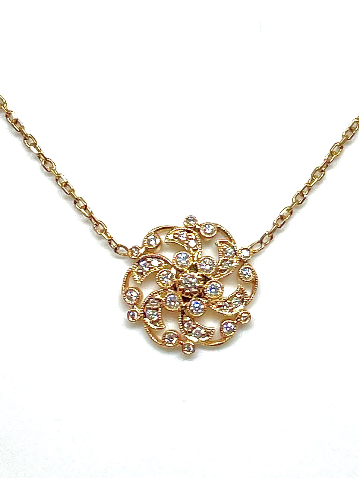 Collier Stone Paris en or rose et diamants - 8004150853846 - 58 Facettes