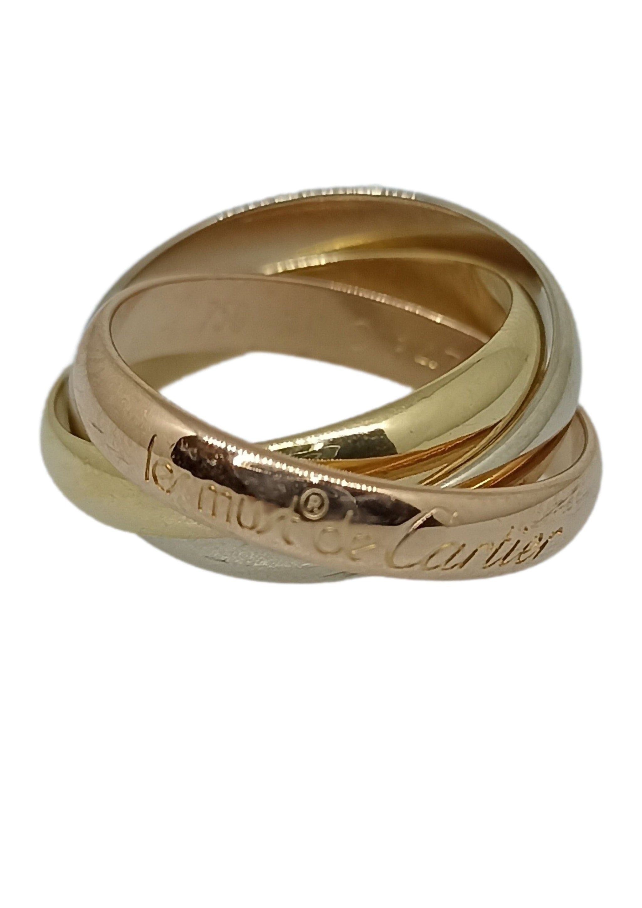 Bagues Cartier Trinity Femme et Homme - Bagues de luxe expertisées — 58 ...